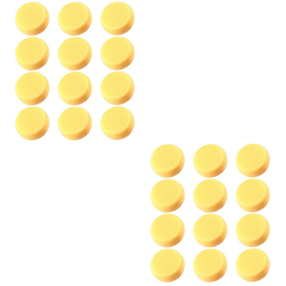 2 Pack Yellow Sponge Round Painting Artist Sponges for Watercolor | eBay