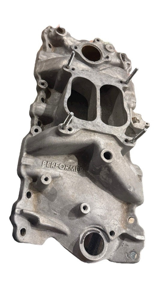 Edelbrock 2101 Performer Intake Manifold Aluminum Small Block Chevy ...