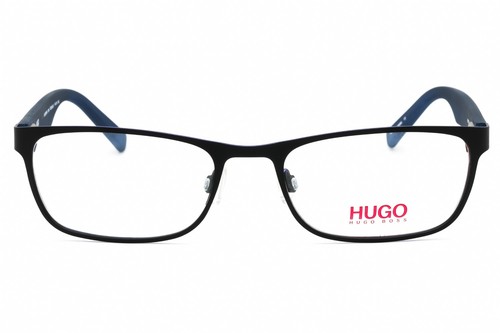 HUGO HG 0209 SAM 0VK Eyeglasses Matte Black Blue Frame 54mm | eBay