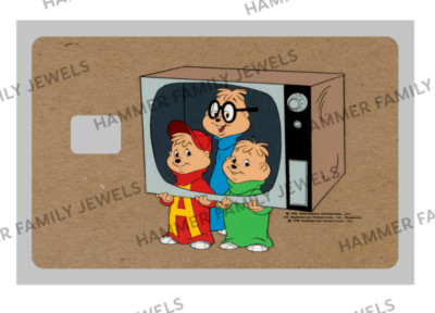 Alvin and the Chipmunks Fan Art Credit Card Decal | eBay