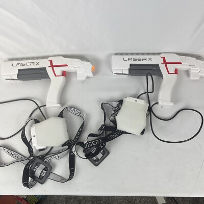 Laser X TWO Guns - 2 Player Laser Gaming Set indoor Outdoor Laser Tag ...