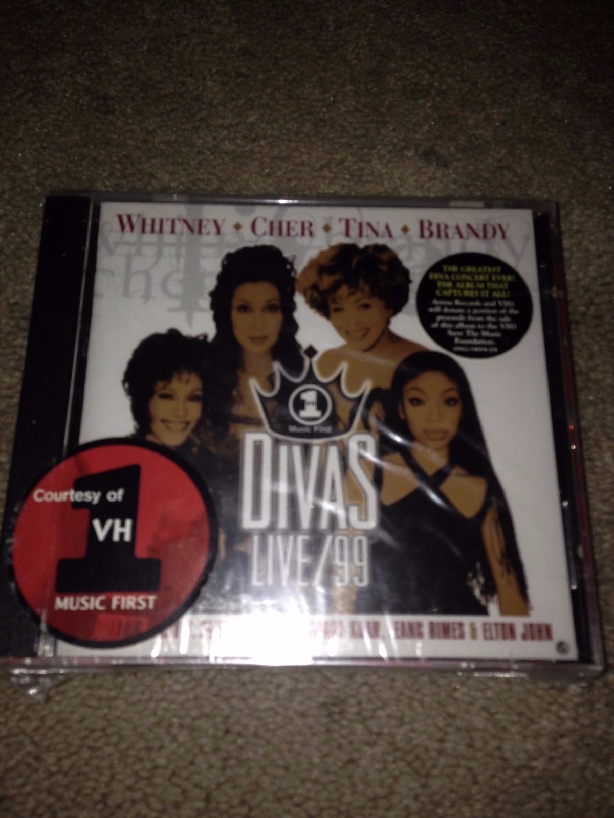VH1 DIVAS LIVE/99 & DIVA LIVE 2 PACK CD CHER TINA BRANDY WHITNEY MARIA ...
