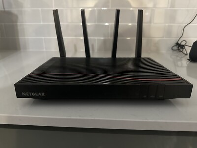 NETGEAR AC3200 1000 Mbps 2 Port 1000 Mbps Wireless Router Original Box ...