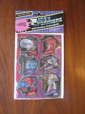 Vintage 1984 TRANSFORMERS Puffy Hologram Stickers Set Stick-N-Play NOS ...
