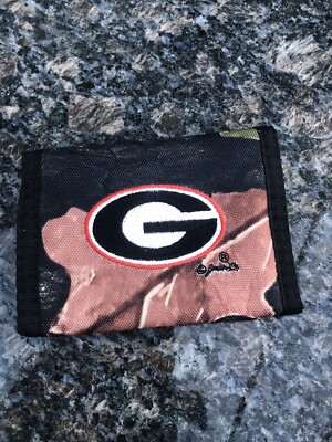 Georgia Bulldog nylon camo bi-fold wallet | eBay