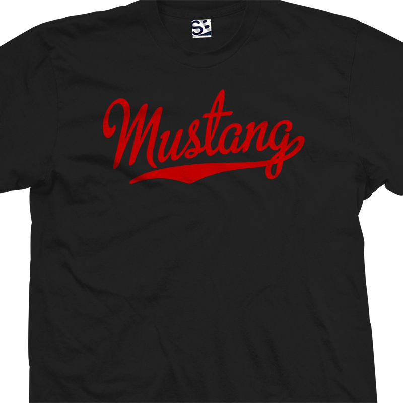 Mustang Script T-Shirt | 64 65 66 Classic Dad Fathers Day Jersey Mens ...