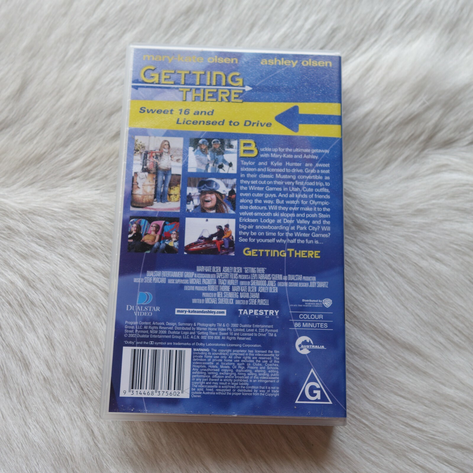 OLSEN TWINS GETTING THERE VHS Mary Kate Olsen Tv Show Ashley Olsen Tv ...