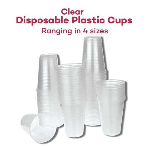 3 oz. Disposable Plastic Cups – 100% Recyclable Cups for Doctor's ...