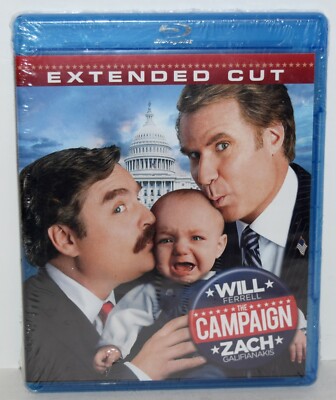 The Campaign [Extended Cut] [Blu-ray] Will Ferrell New Sealed FREE ...