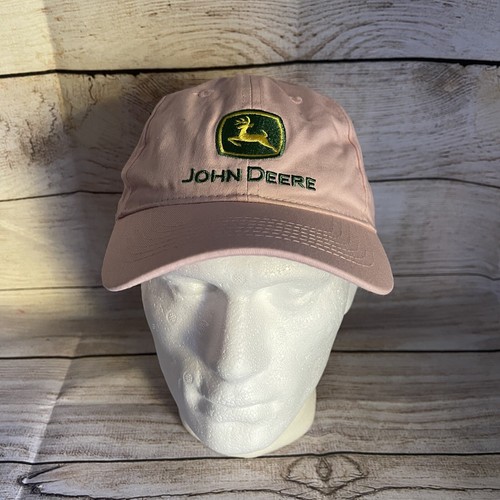 John Deere Pink Trademark Womens Adjustable Hat Embroidered Logo | eBay