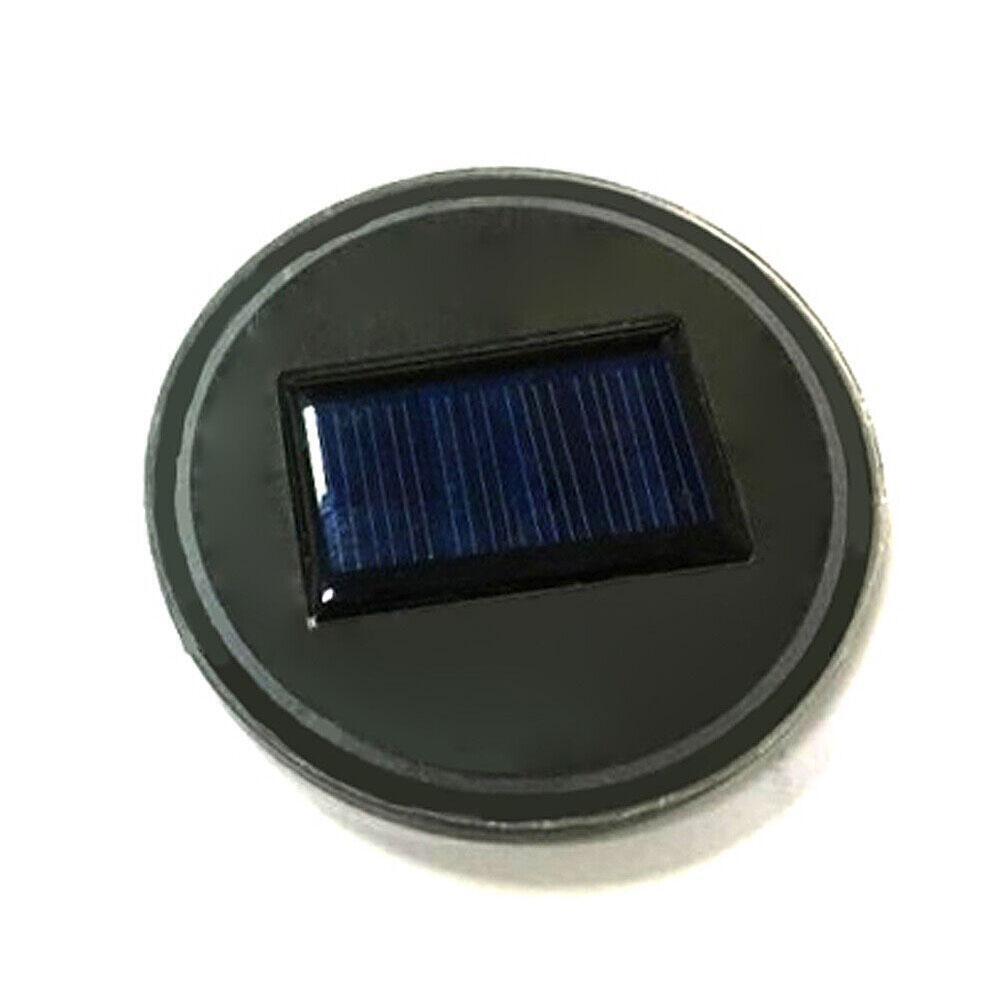 2pc Colorful Led Car Cup Holder Bottom Pad Mat Auto 2023 Atmosphere ...