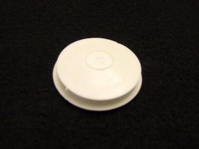 Single White Piggy Bank Rubber Stoppers / Plugs Sizes for Holes Between ...