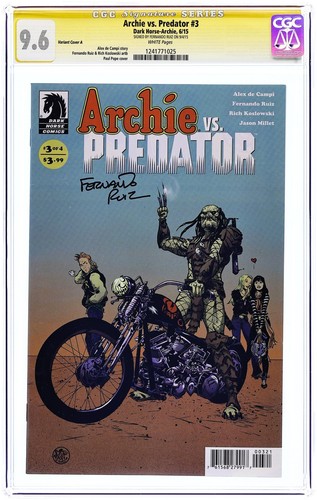 Archie vs. Predator #3D Pope Variant CGC 9.6 SS Ruiz 2015 1241771025 | eBay