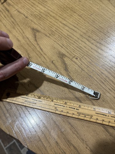 Vintage ROE Dial-25 Tape Metal Measuring Tape Red Diamond USA Old ...