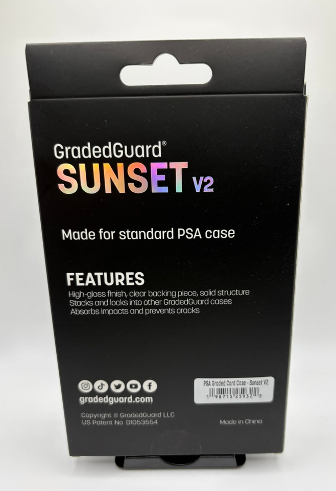 GradedGuard PSA Graded Card Case Guard Protector SUNSET V2 Limited ...