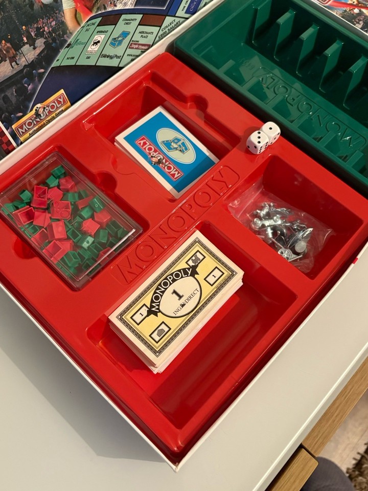 Monopoly Reading Edition Board Game - Hasbro 2003 - 100% Complete | eBay UK