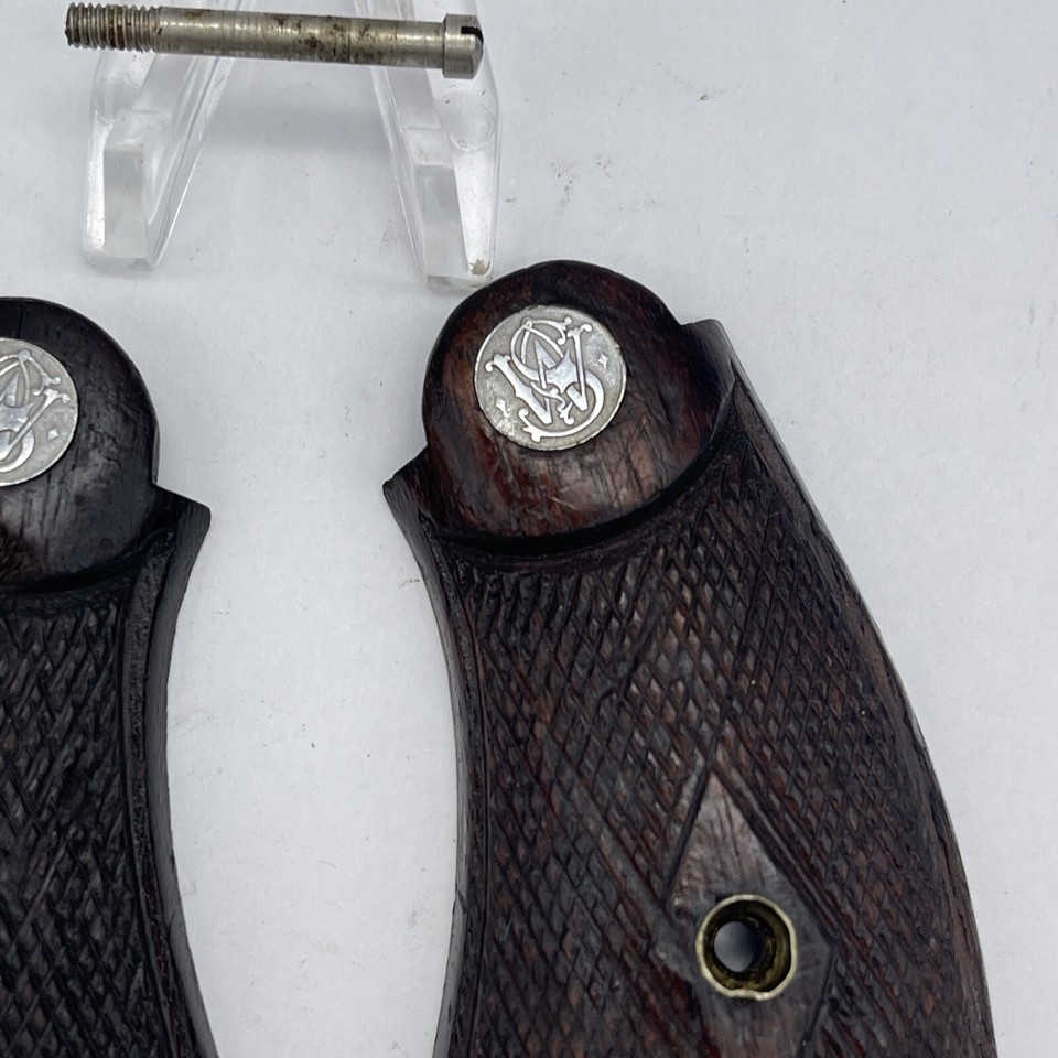 #R14SR Smith & Wesson S&W Pre-War K-Frame Hand Ejector Square-Butt Wood ...