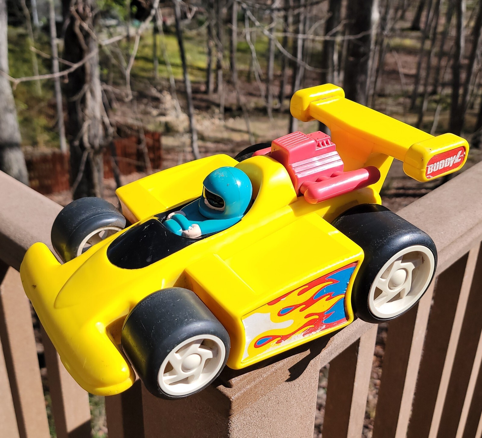 Buddy L Vintage Formula 1 Yellow Racing Car 1993 SLM INC Car Toy Empire ...