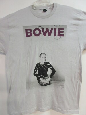 DAVID BOWIE OFFICIAL MERCH KNEELING BAND CONCERT MUSIC T-SHIRT 2XL ...