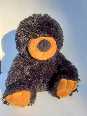 RBI Ron Bonafato Plush Black Bear Toy Super Soft and Shiny | eBay