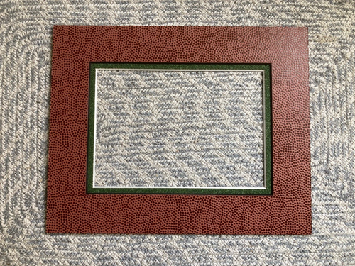 Football Texture & Astro Turf 8"x10" Frame- Double Matting for 5x7 ...