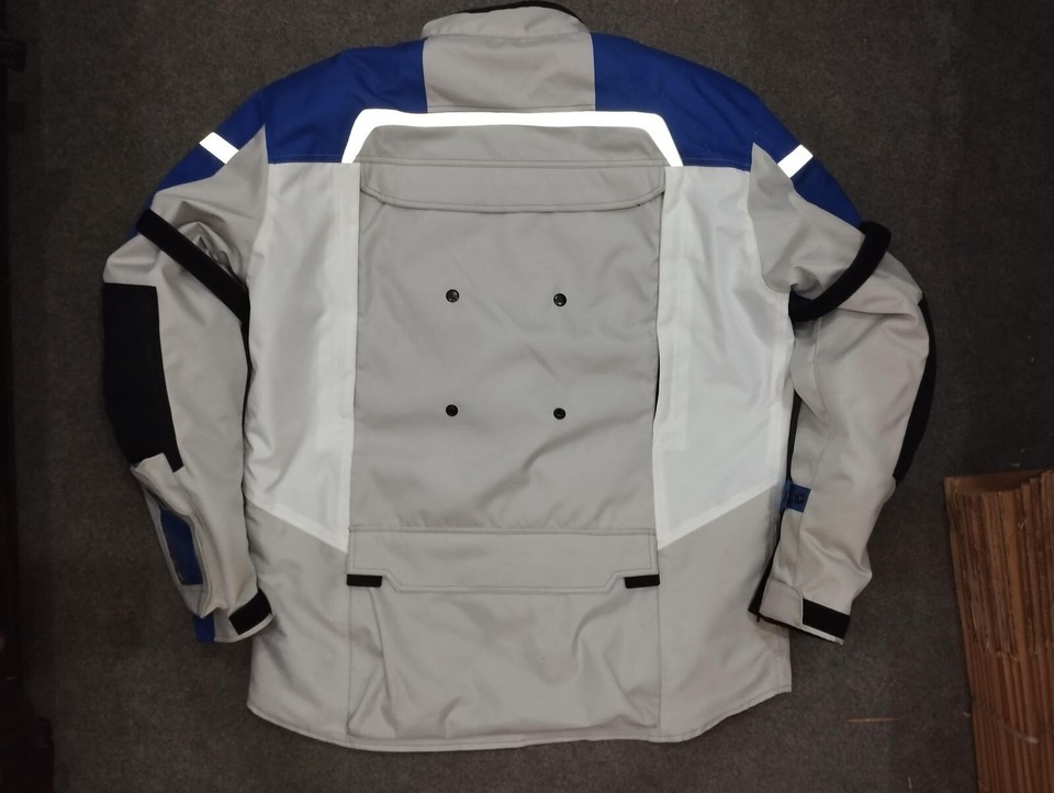 BMW Motorrad Rallye Blue/Grey Jacket Men's Motorcycle/Motorbike Ride ...