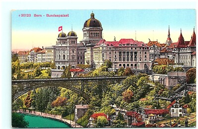 S03-5781, BERN, BUNDESPALAST, ANTIQUE POSTCARD | eBay