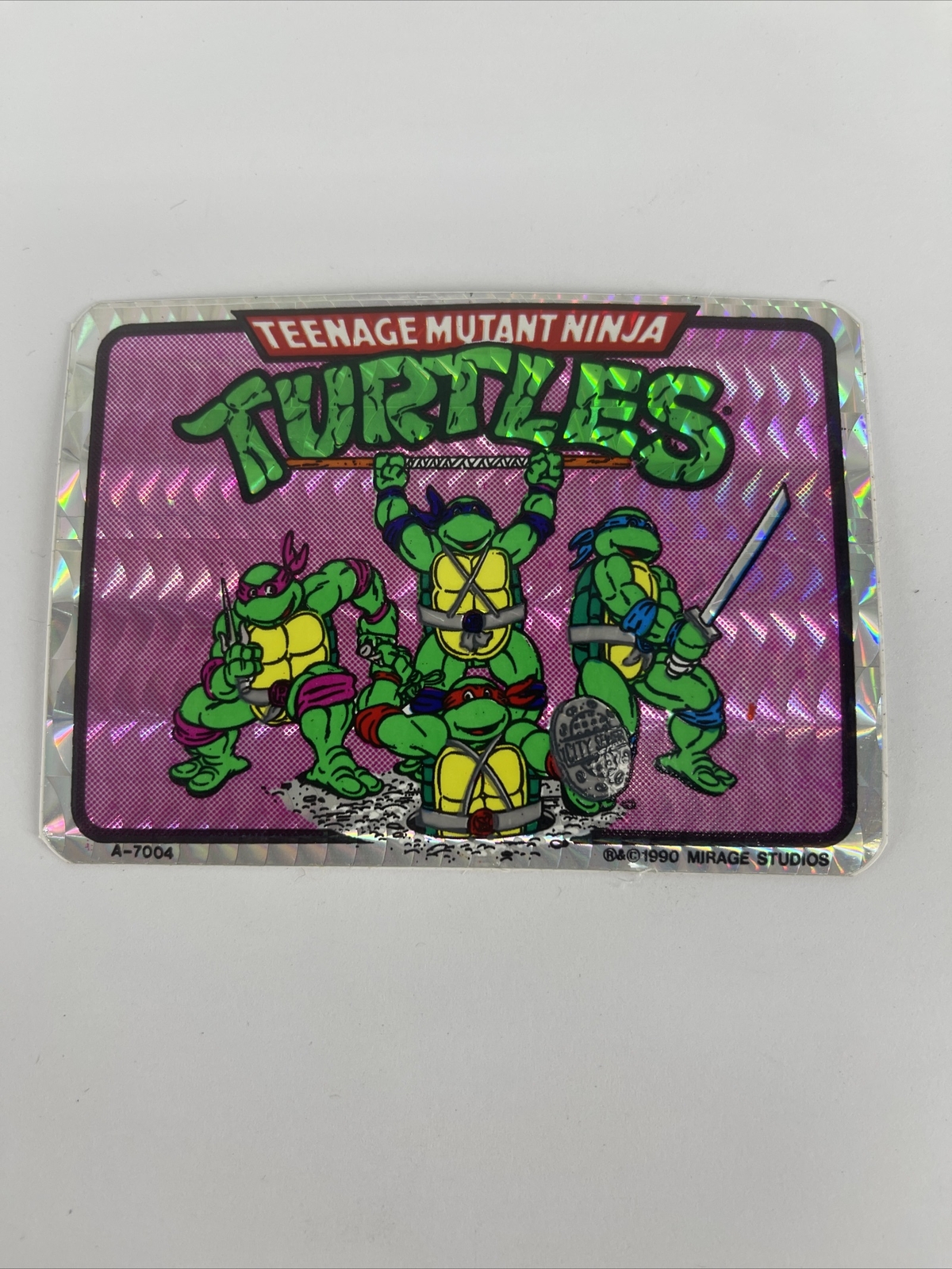RARE Vintage 90s Teenage Mutant Ninja Turtles Vending Machine Prism ...
