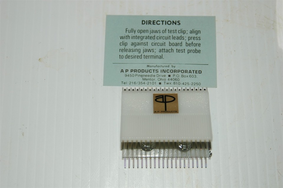 AP PRODUCTS LTC40 LTC-40 INTEGRATED CIRCUIT TEST CLIP 923690-40-1 | eBay