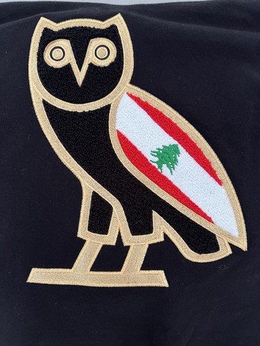OVO LEBANON COLLAB DRAKE BLACK HOODIE 100% AUTHENTIC CEDAR OF LEBANON ...