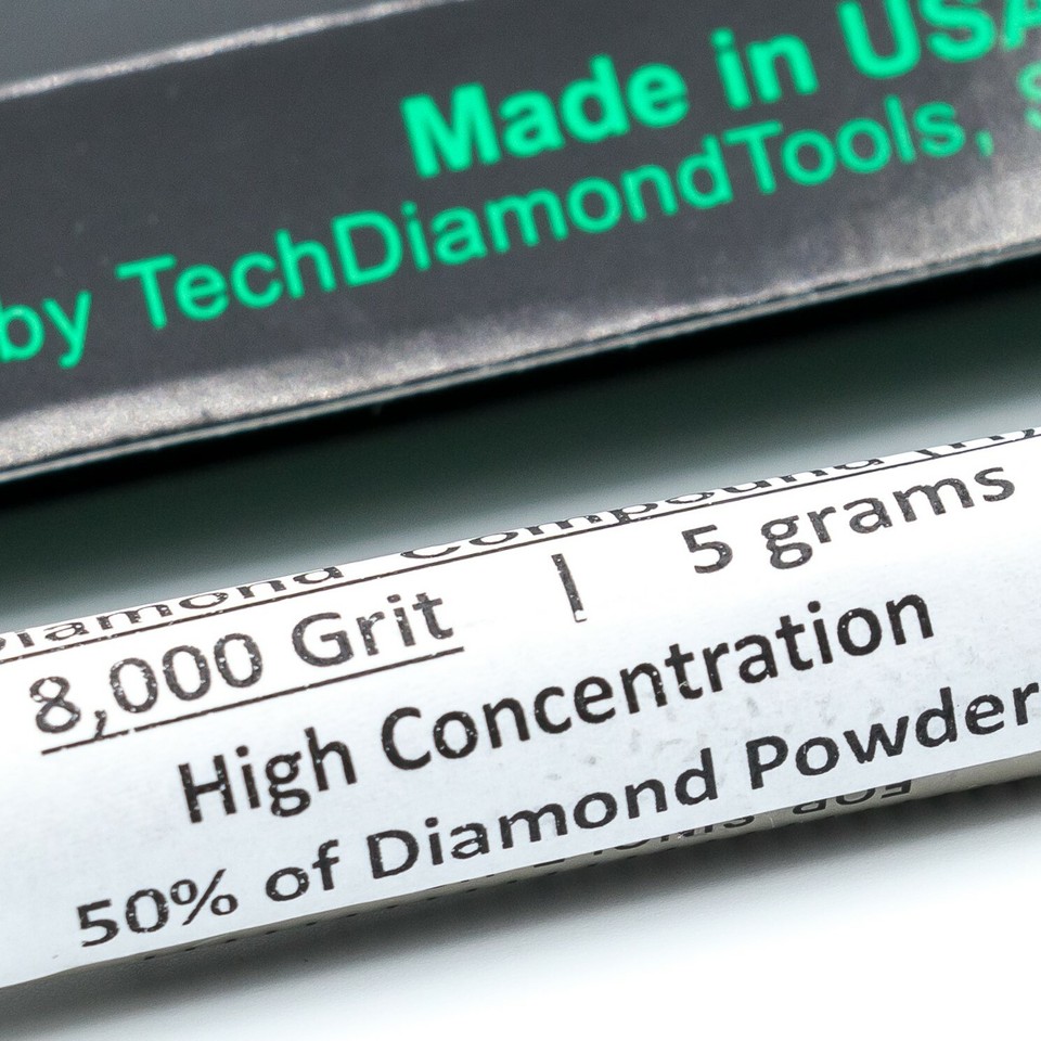 Diamond Paste Compound Polishing Lapidary; 10 Grams 50,000 Grit to 400 ...