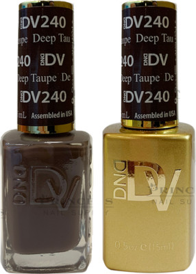 DND DUO DIVA GEL & LACQUER #240 - Deep Taupe | eBay
