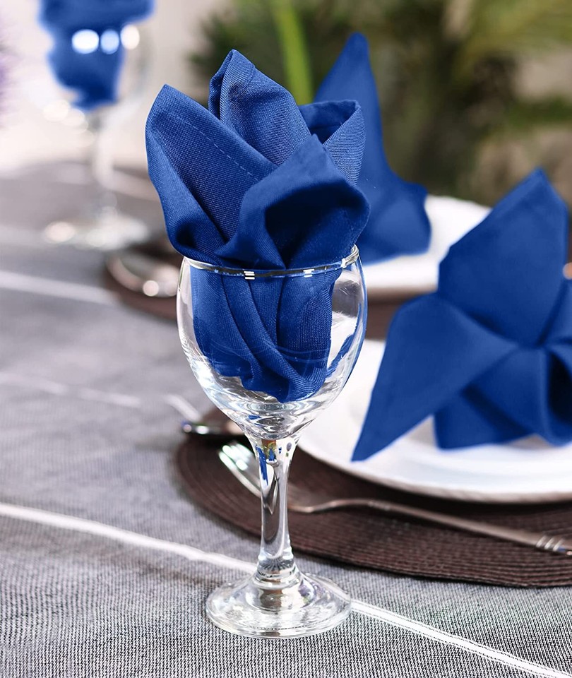 Pack of Restaurant Cloth Napkins 17x17 Inches Dinner Napkins Utopia ...