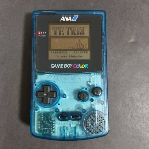 Nintendo Game Boy Color ANA Limited Skeleton Blue Console Nippon ...