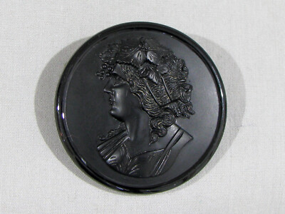 Buttons - Glass Mourning Buttons