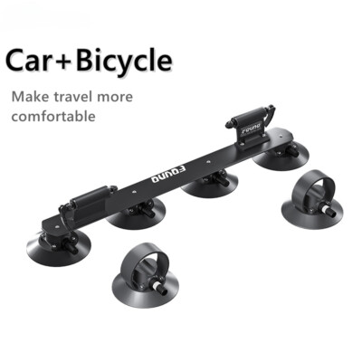 Sucker Bike Rack for Car Roof Suction Cup Bicycle Carrier Roof Rack for ...