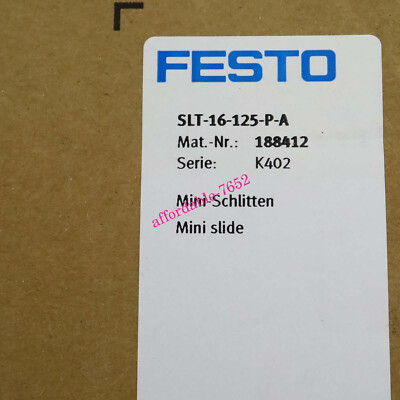 1pcs Festo slide cylinder SLT-16-125-P-A 188412 DHL or FedEx | eBay