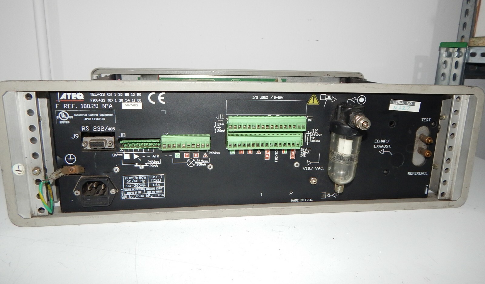 SA ATEQ F Ref 100.20 Leak Detection Detector Leckerkennung ...