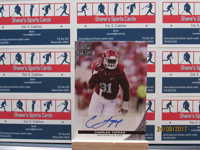 2016 Leaf Draft Autographes #ACT1 Charles Tapper | eBay
