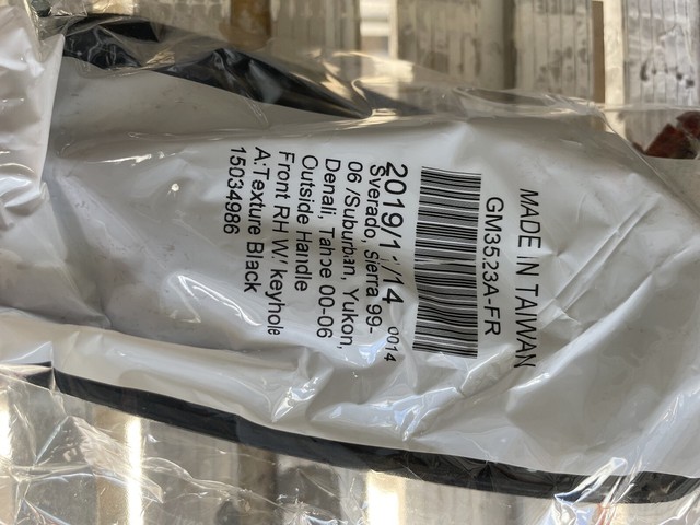 Exterior Door Handle Front Right GM Parts 15034986 for sale online | eBay