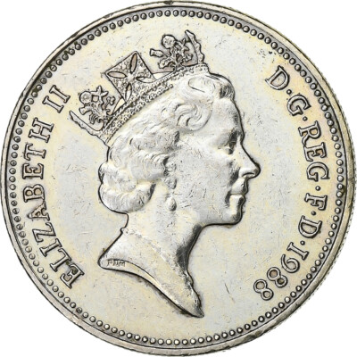 [#1164844] Coin, Great Britain, Elizabeth II, 5 Pence, 1988, AU, Copper ...