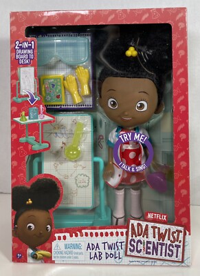 Ada Twist Scientist Lab Doll with 2-in-1 drawing board to desk TALKS ...