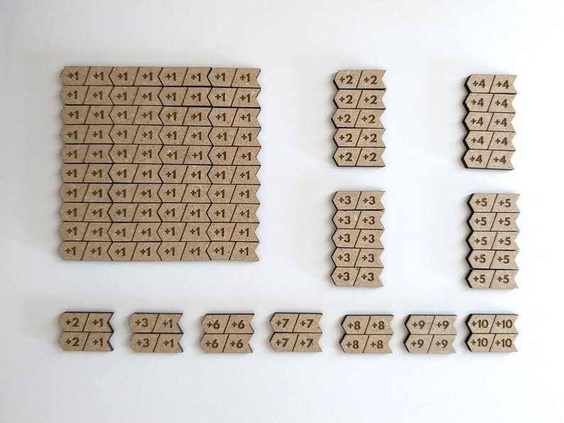 120x Magic The Gathering MTG Counters - Starter Kit - Laser Cut MDF | eBay