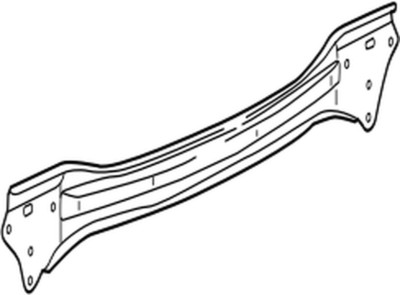 52172-52020 Toyota Reinforcement, rear bumper, no.2 5217252020, New ...