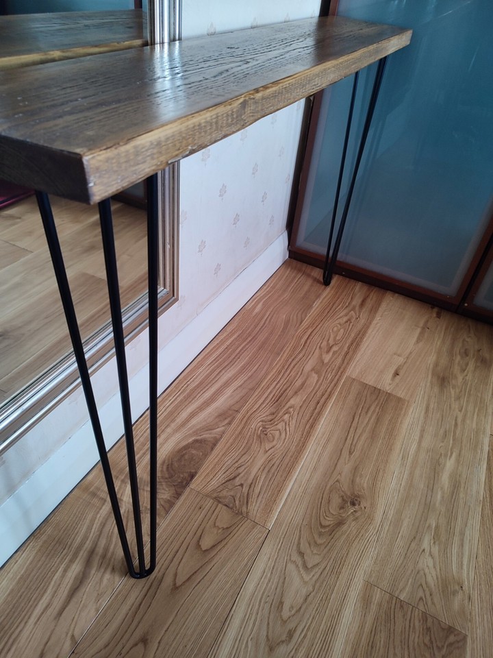 Radiator table** Console Table** Slimline Reclaimed Timber -Hallway ...