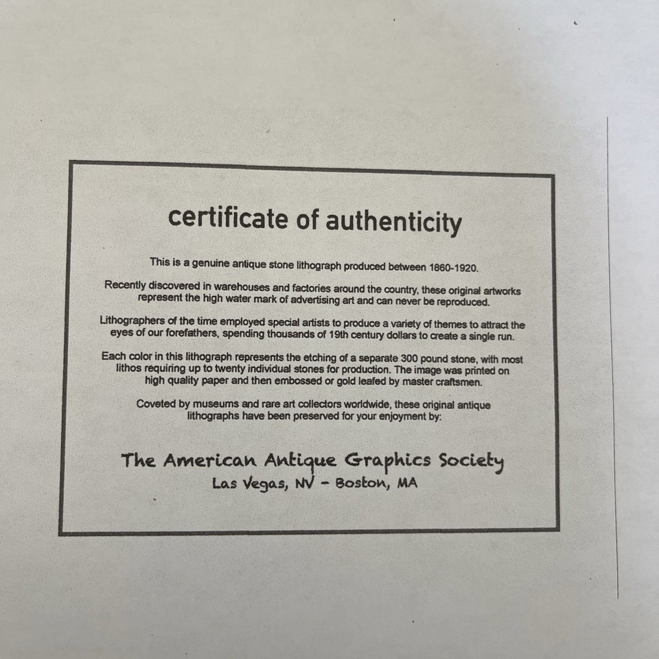 GREENBACKS. Original Antique Cigar Box Label With(COA) | eBay