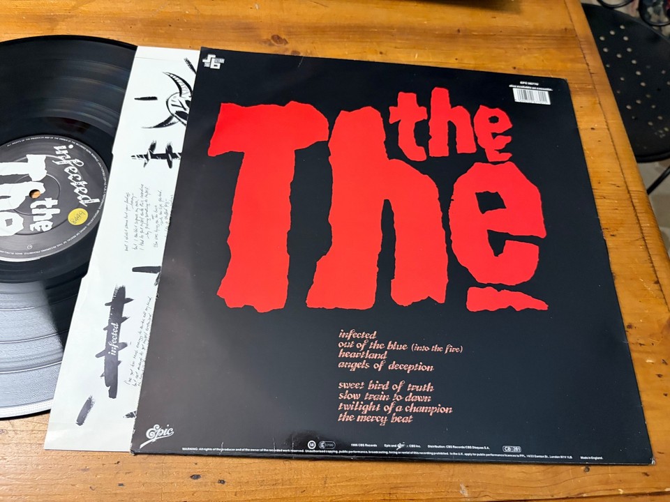 LP UK & Europe 1986 The The – Infected LTD RARE | eBay