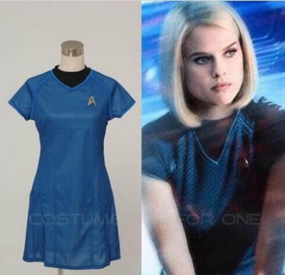 Star Trek Into Darkness Marcus Costume Dress Cosplay Blue Uniform Party ...