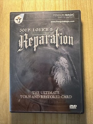John Lovick’s Reparation The Ultimate Torn & Restored Card DVD Rare OOP ...