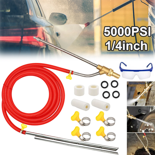 5000 PSI Pressure Washer Sandblasting Kit Wet Abrasive Sand Blaster ...